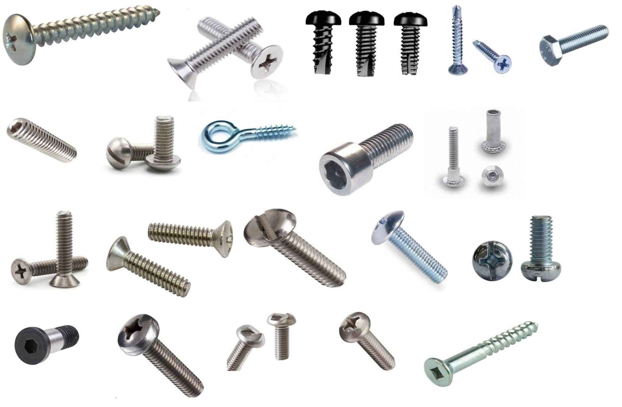 20 Types of Screws and Their Applications - Le Meridien Chambers