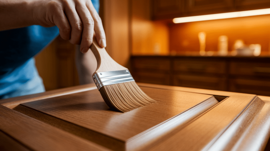 How to Paint Oak Cabinets: Show or Hide the Wood Grain - Le Meridien ...