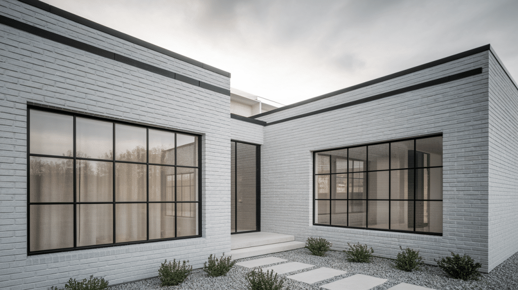11 Brick House Black Trim Ideas for Stunning Brick Homes - Le Meridien ...