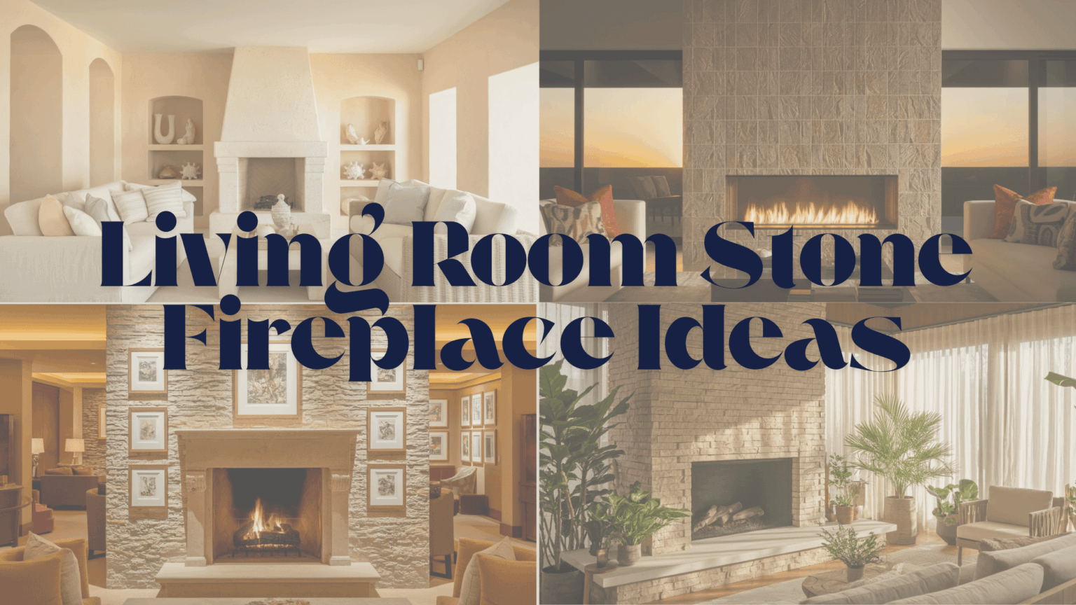 31 Living Room Stone Fireplace Ideas to Reshape Your Space - Le ...