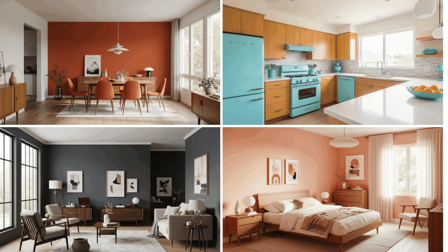 25 Classic Mid-Century Modern Colors to Design Your Home - Le Meridien ...